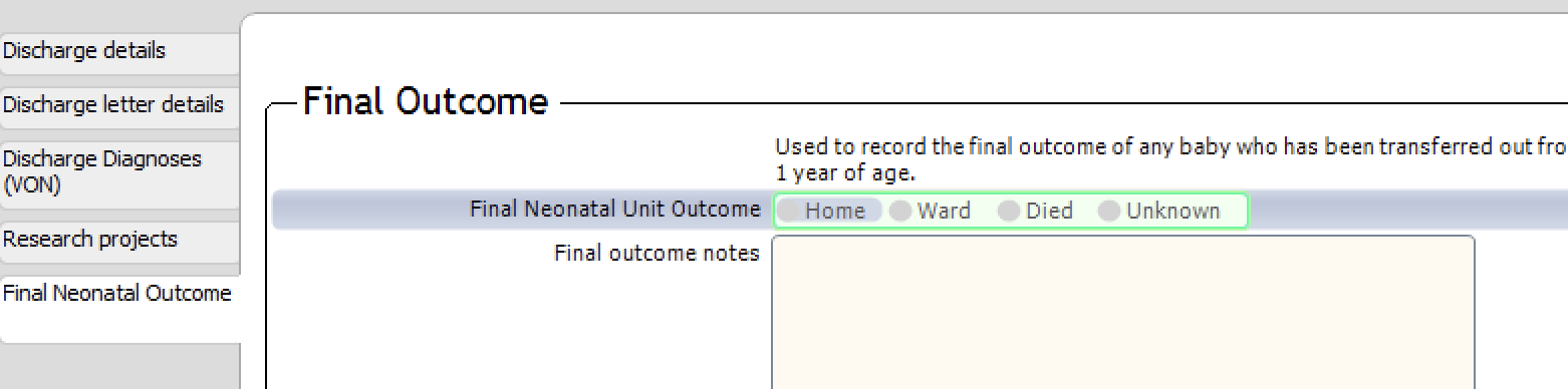 Key Neonatal Resource - Observation